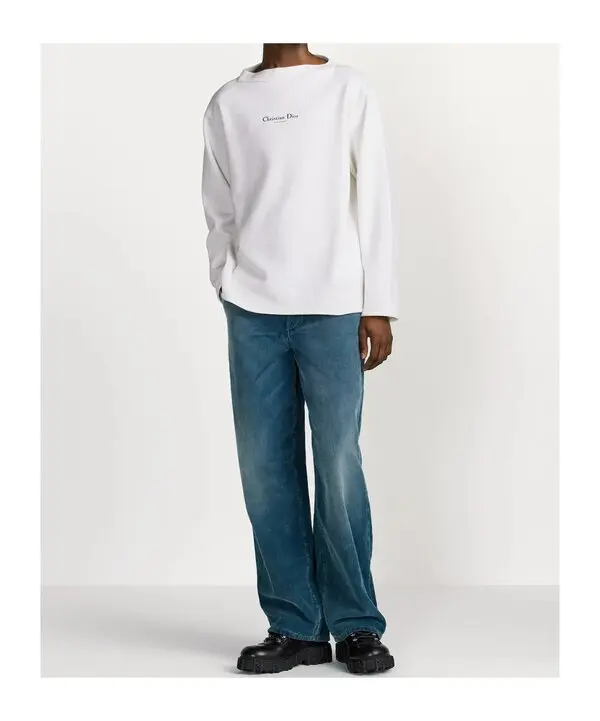 Dior Long-sleeved Jumper With Pattern - White