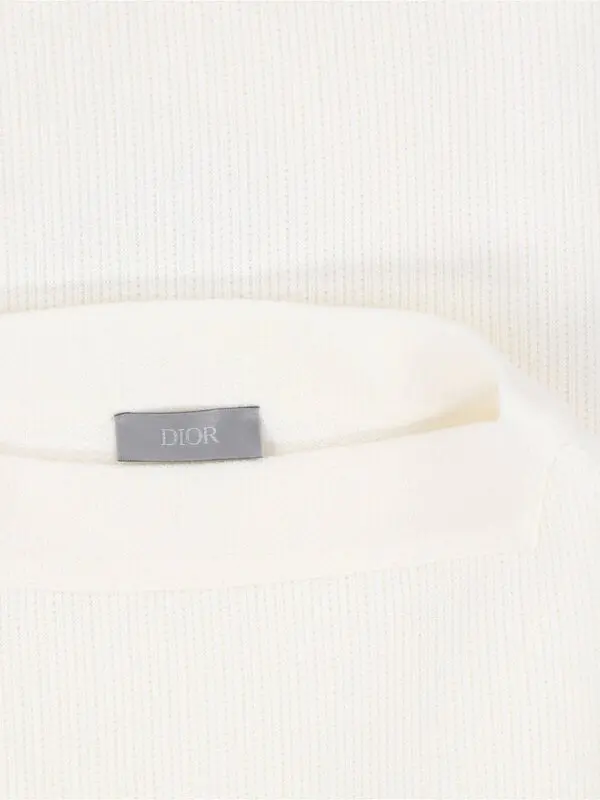 Dior Long-sleeved Jumper With Pattern - White