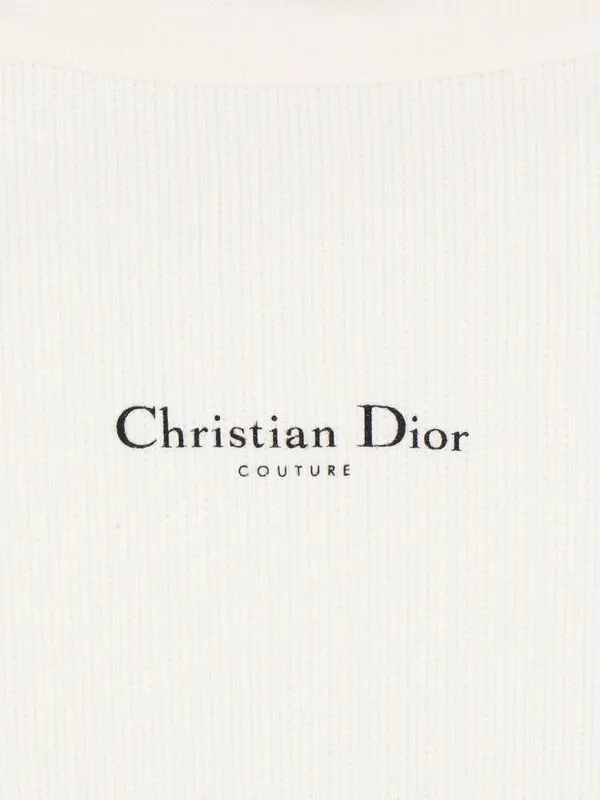 Dior Long-sleeved Jumper With Pattern - White