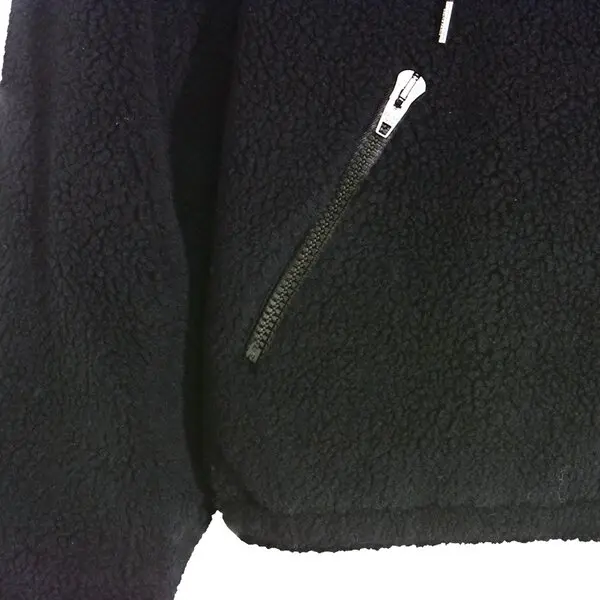 Celine Hooded Jacket In Wool And Cotton Fleece - Black