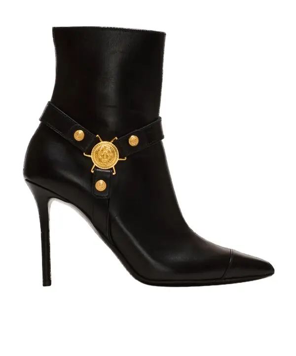 Balmain Eva Pointed-toe Stiletto Ankle Boots