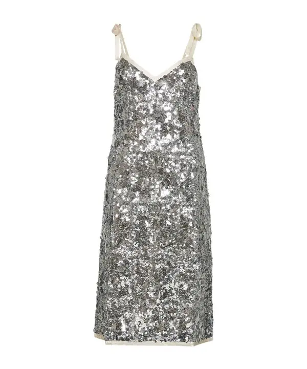 Prada Sequined Slip Dress