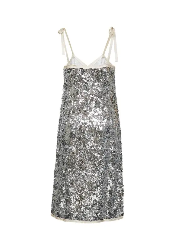 Prada Sequined Slip Dress