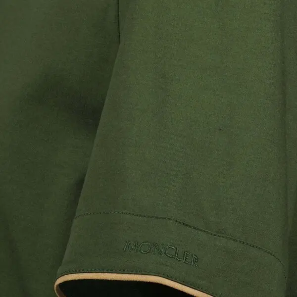 Moncler Logo Embroidered Crewneck T-shirt