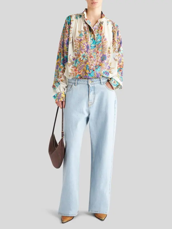 Etro Blouse With Bouquet Print