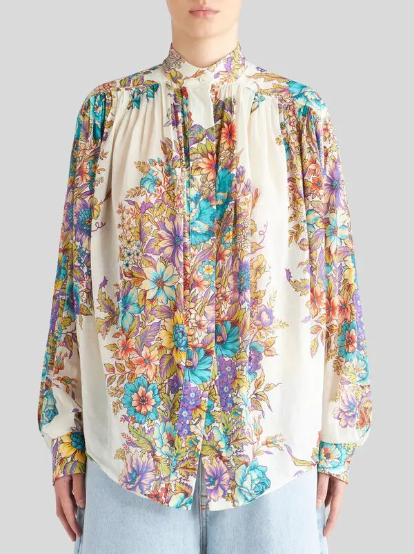 Etro Blouse With Bouquet Print