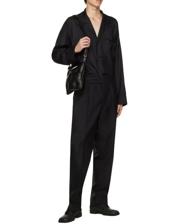 MAISON MARGIELA Mid-rise Tailored Trousers With Zippered Edges