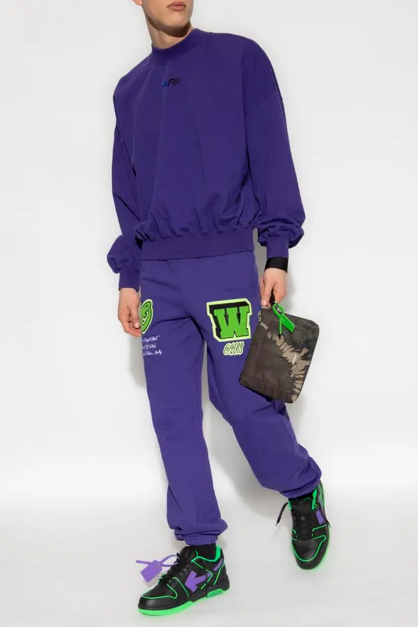 Off-White Logo-print Cotton Sweatshirt
