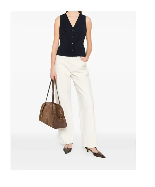 Max Mara V-neck Waistcoat - Black