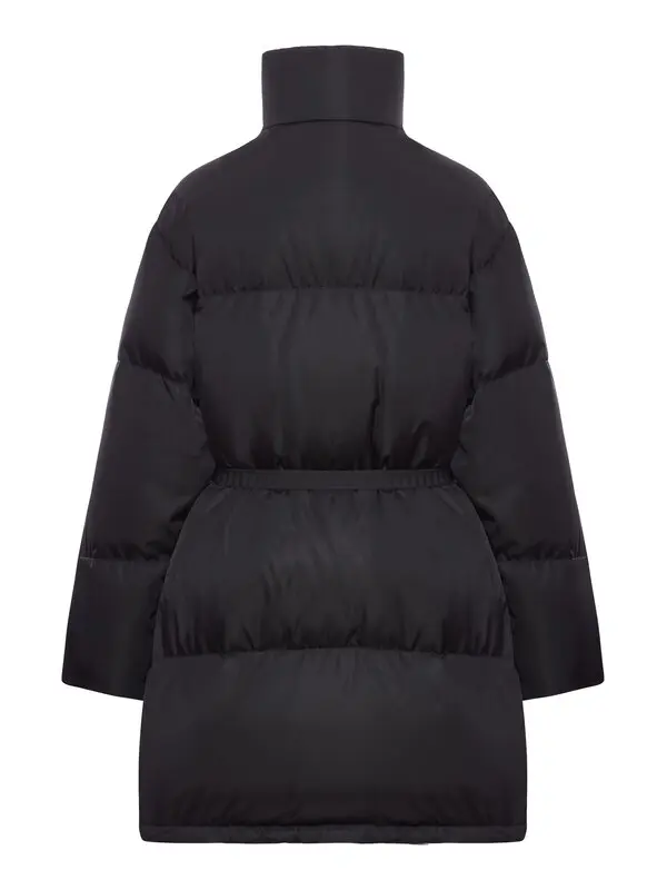 Prada Re-nylon Down Jacket With High Collar