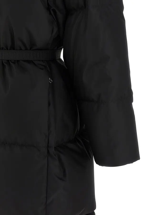 Prada Re-nylon Down Jacket With High Collar
