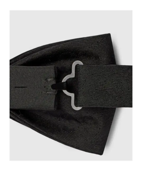 Gucci Gg Cotton Silk Bow Tie