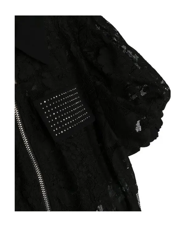 Monnalisa Lace Short Sleeve Zip Shirt