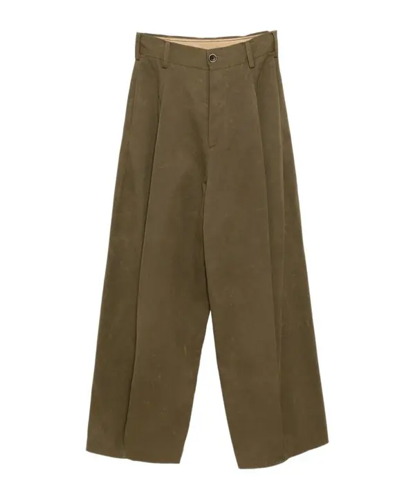 UMA WANG Wide Leg Trousers - Green