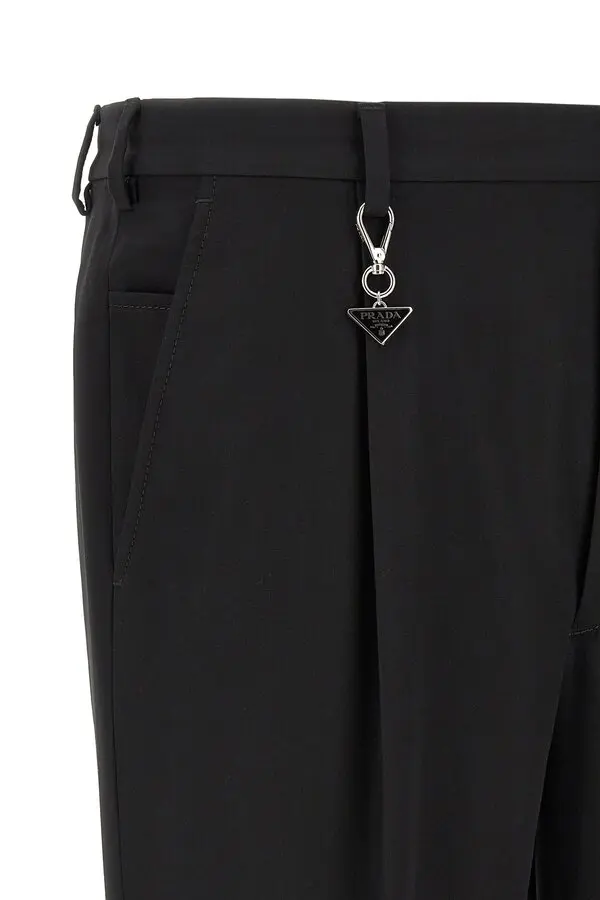 Prada Pleat-detailed Tailored Trousers