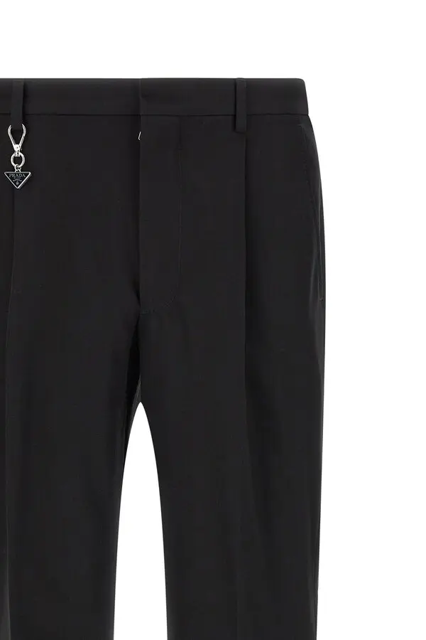 Prada Pleat-detailed Tailored Trousers