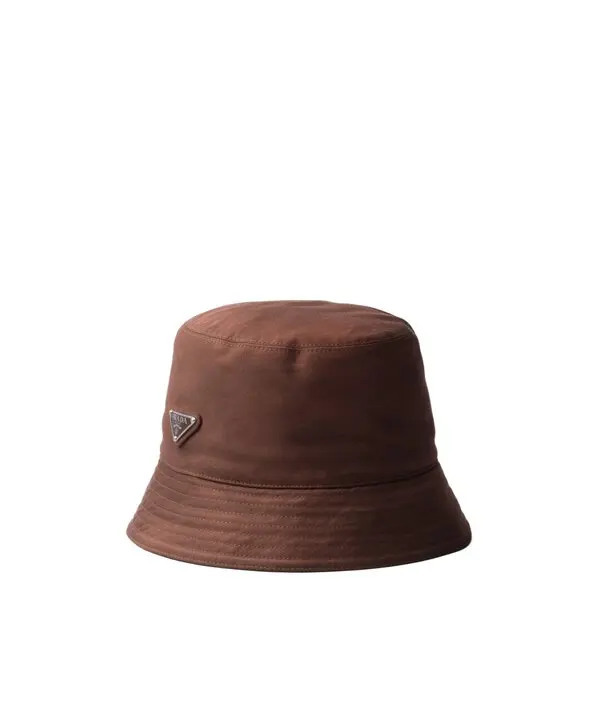 Prada Triangle-logo Bucket Hat - Black