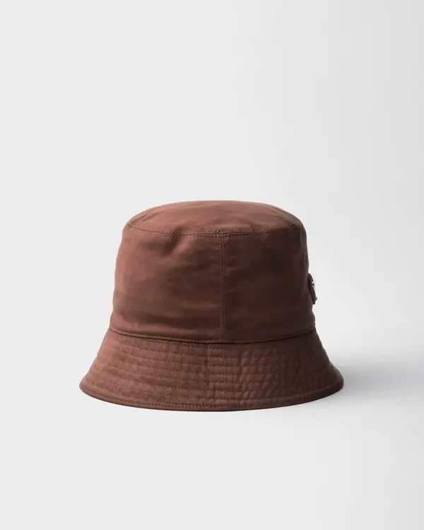 Prada Triangle-logo Bucket Hat