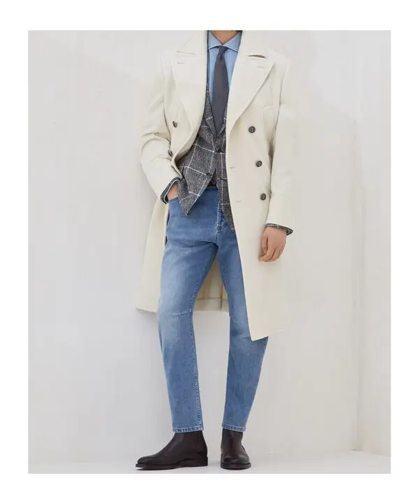 Brunello Cucinelli Double-breasted Long Sleeved Coat