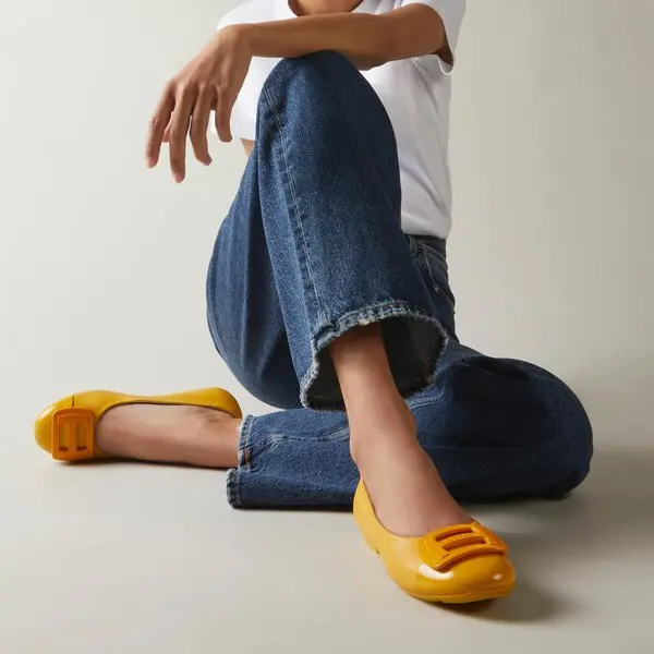 Hogan H661 Slip-on Ballerinas - Yellow