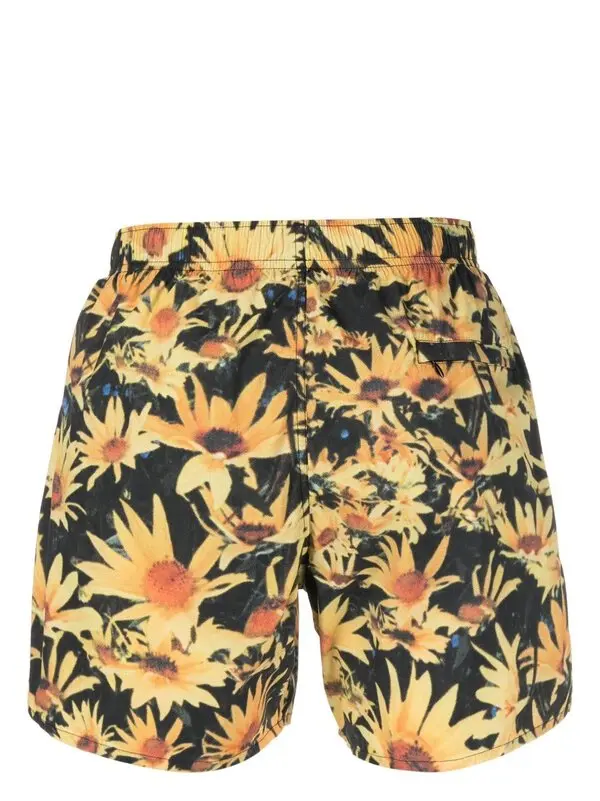 JIL SANDER Sunflower Print Swim Shorts