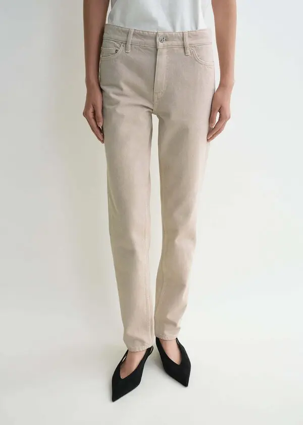 TOTEME Low-rise Tapered Jeans