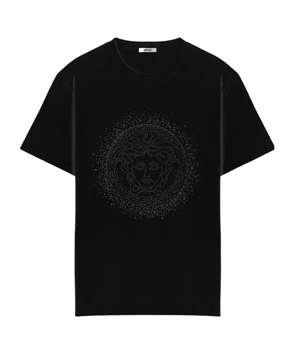 Versace Embellished Crewneck T-shirt