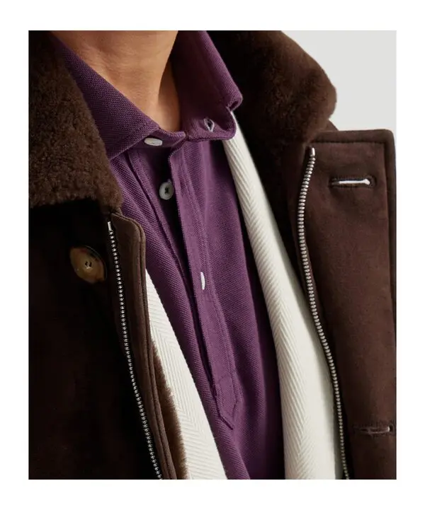 Brunello Cucinelli Shearling Single-breasted Coat