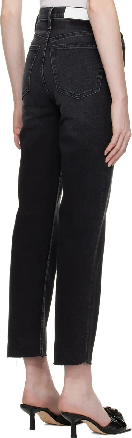 RE/DONE 70s Stovepipe Jeans - Black