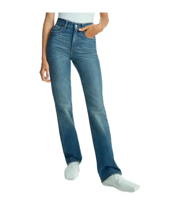 Coperni High Waist Button Jeans