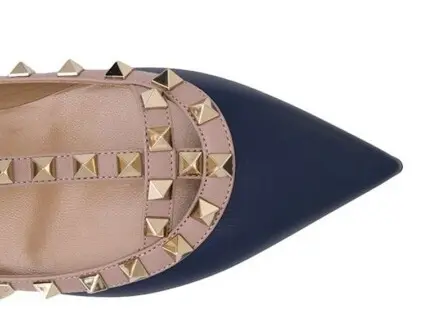 Valentino Garavani Rockstud Pointed Ballet Flats