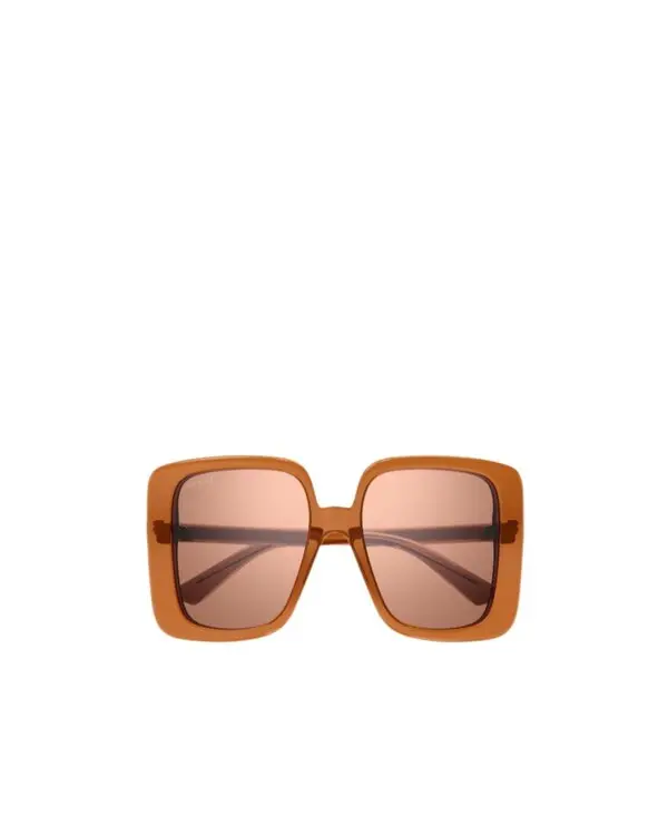 Gucci Square Frame Sunglasses - Nude
