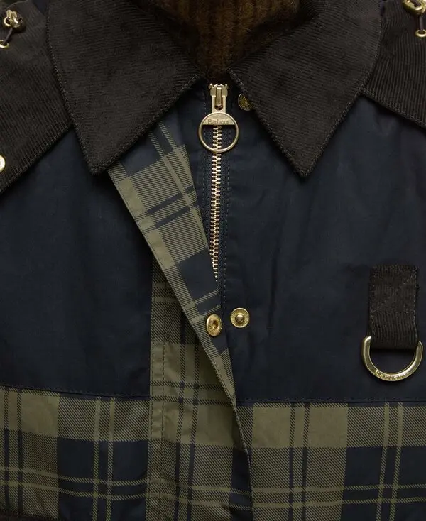 Barbour Tartan-check Zip-front Jacket