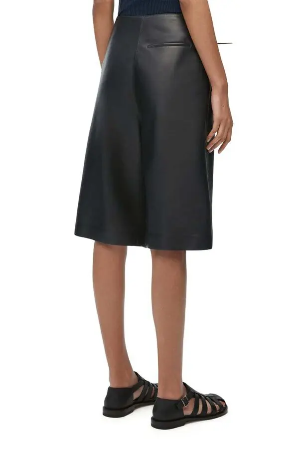 Loewe Pin Shorts In Nappa Lambskin