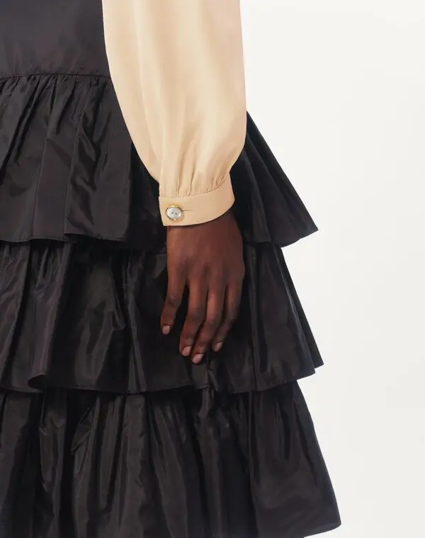 Valentino Garavani Crepe De Chine Bow Detail Shirt