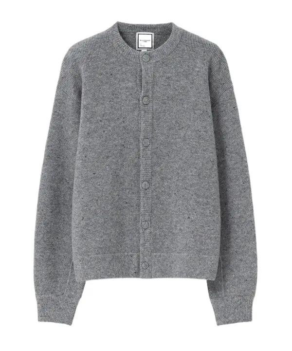 WOOYOUNGMI Logo Crewneck Cardigan