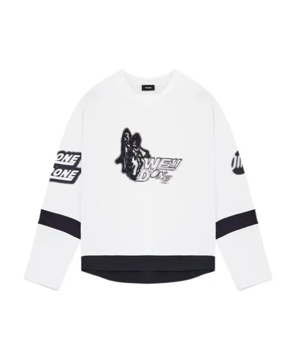 We11Done Long Sleeve T-shirt With Graphic Print - No