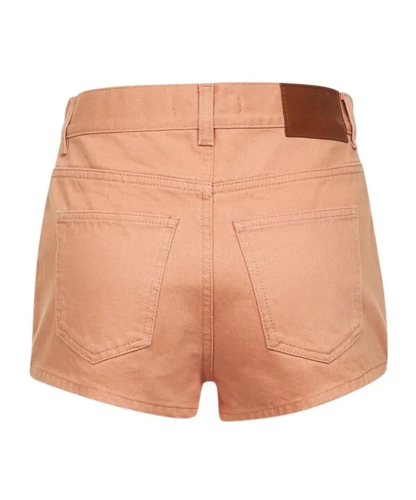 Chloé High-waisted Denim Shorts - Pink