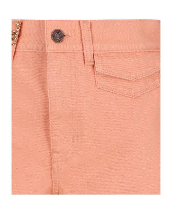 Chloé High-waisted Denim Shorts - Pink