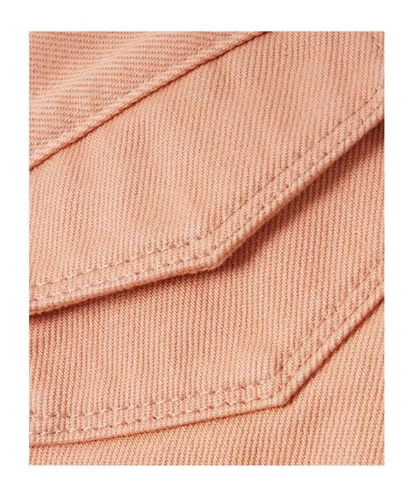Chloé High-waisted Denim Shorts - Pink
