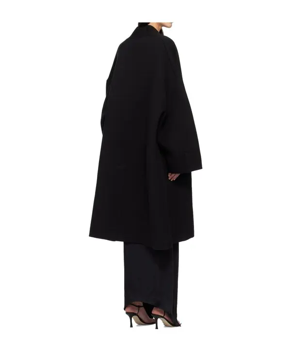 TOM FORD Sculptural Interlock Wool Blend Long-sleeved Coat