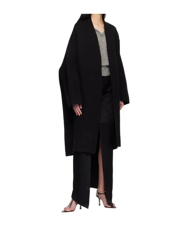 TOM FORD Sculptural Interlock Wool Blend Long-sleeved Coat