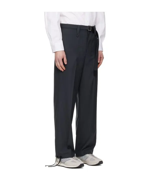 Sacai Wool Blend Casual Pants