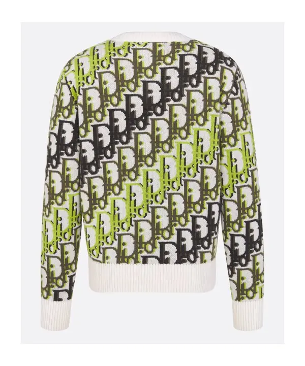 Dior Oblique Print Wool Sweater