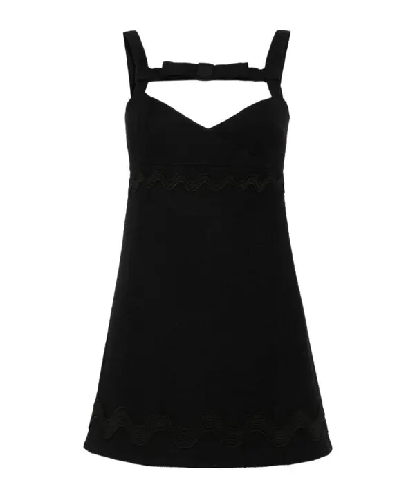 PATOU Bow Strap A-line Dress