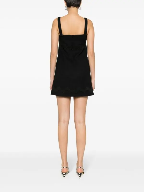 PATOU Bow Strap A-line Dress