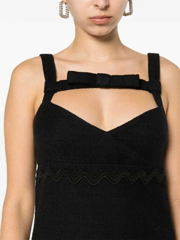 PATOU Bow Strap A-line Dress