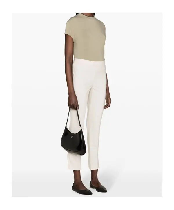 Brunello Cucinelli High-waisted Side Slit Trousers