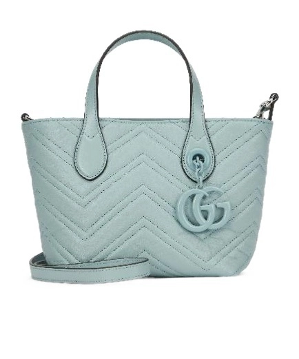 Gucci Gg Marmont Small Tote Bag - Ice-blue