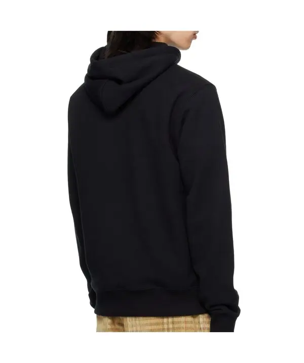 Burberry Checked Drawstring Hoodie